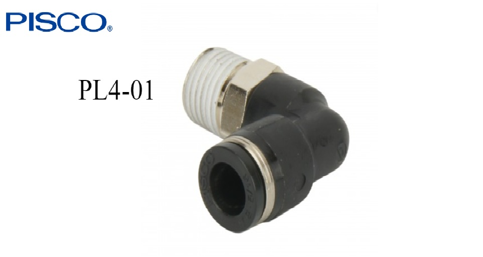PISCO PL4-01 PLASTIC PUSH-IN FITTING 4MM TUBE X 1/8" BSPT MALE ELBOW | Lazada PH