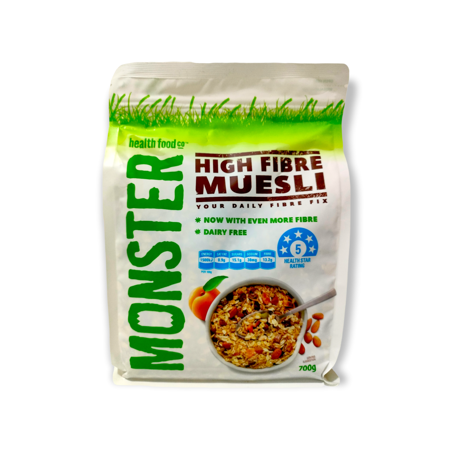 (Australia) Monster Health Food Co. High Fiber Muesli. 700 grams ...