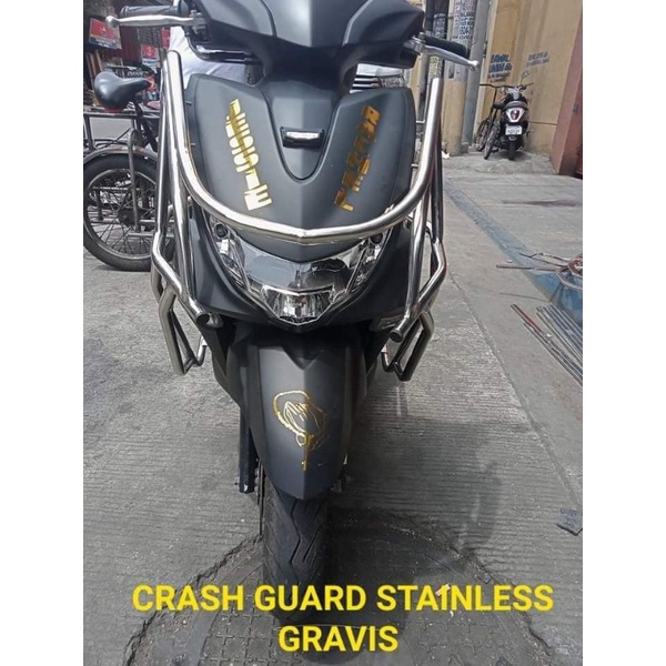 HAA- [RMG] 304 PURE STAINLESS CRASH GUARD FOR MIO I 125 /125s M3 & MIO ...