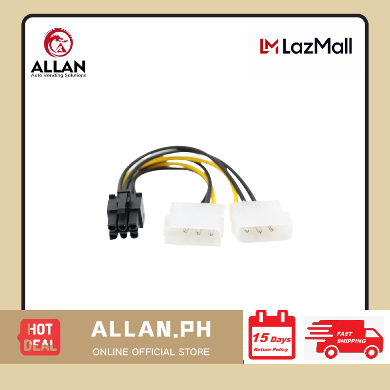 Dual 4P to 6P graphics power supply line 4PIN to 6PIN 4P to 6P 1 point ...