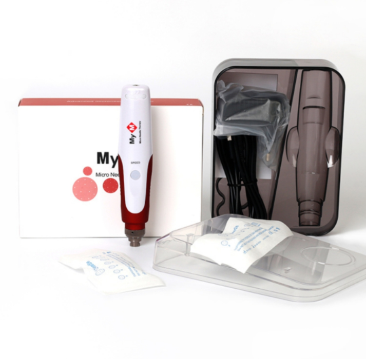 Electric Derma Pen Auto Micro N eedle Roller Anti Aging Facial Skin ...