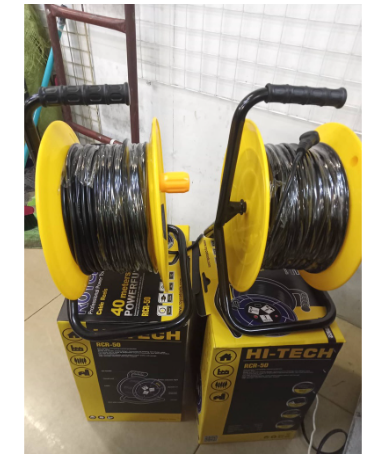 Royce 40 Meters Extension Cable Wire Reel Wheel Heavy Duty Extension ...