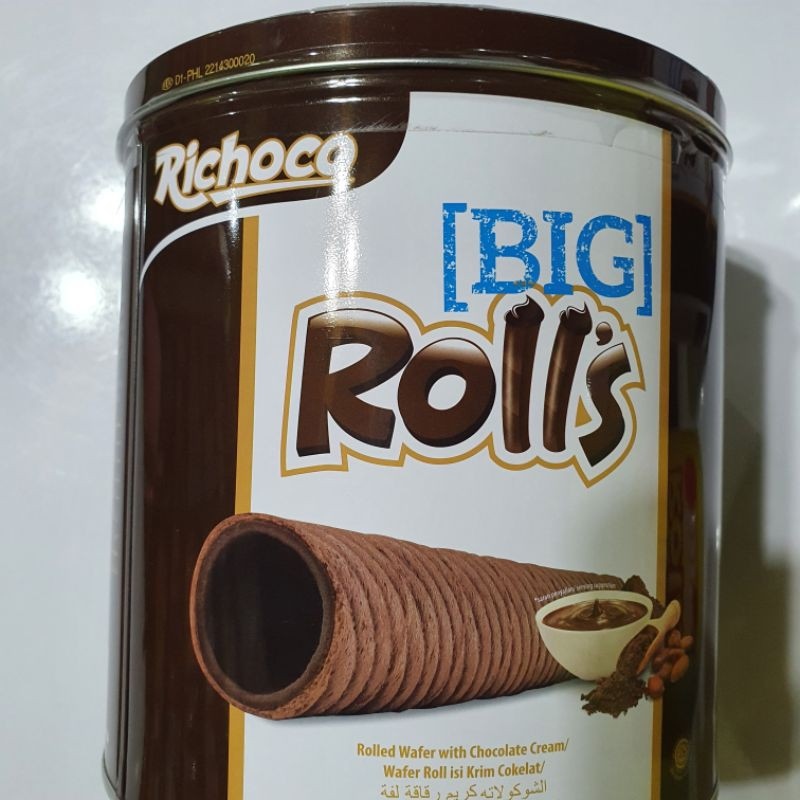 Richoco Big rolls Chocolate Wafer Stick 330g Sticks w/ inside Cookie Stik-O | Lazada PH