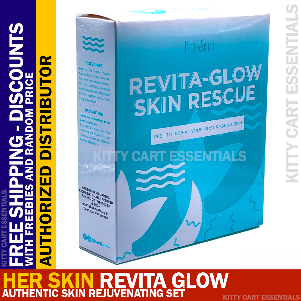 HerSkin Revita Glow Skin Rescue - Authentic Original Rejuvenating Set ...