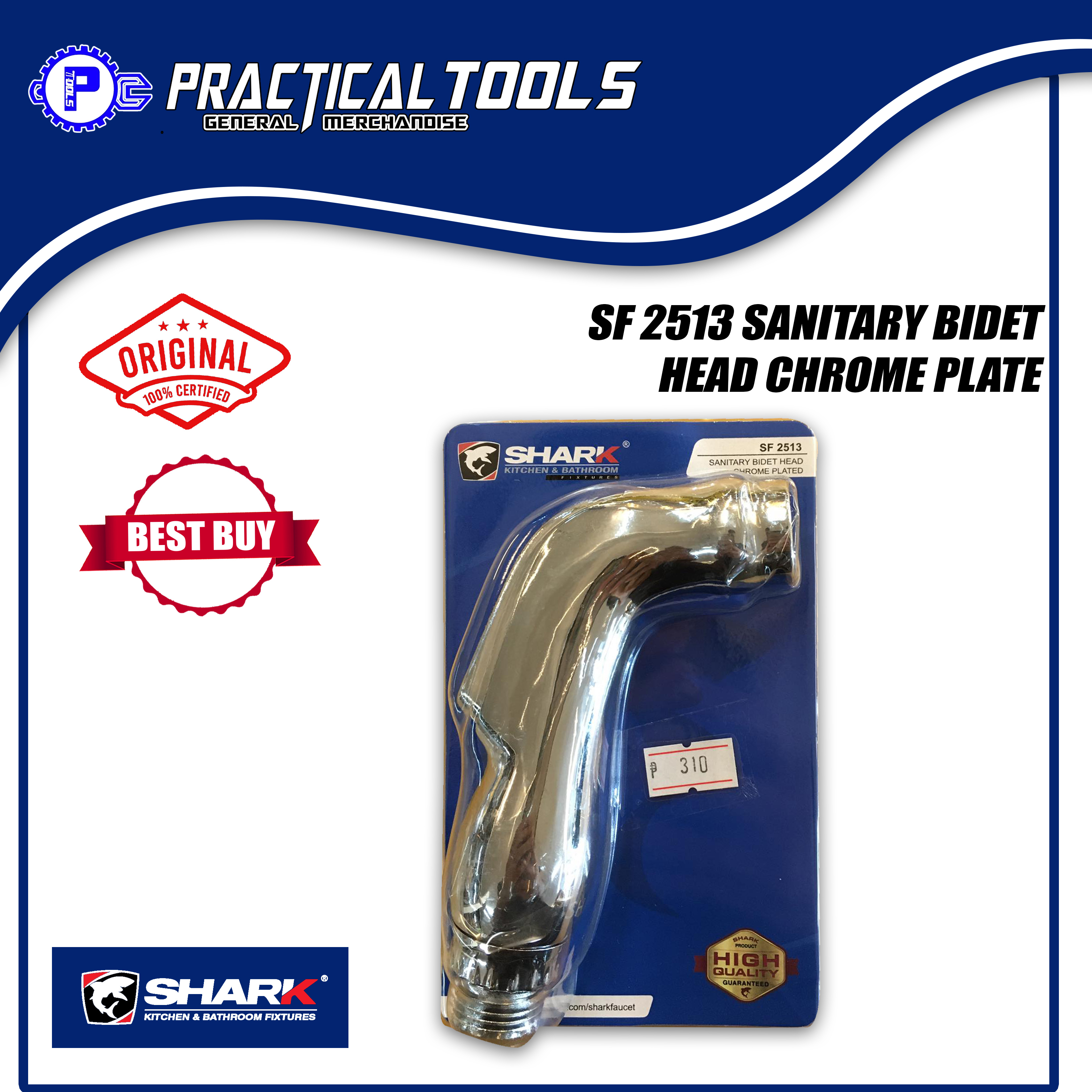 SHARK SF2513 SANITARY BIDET HEAD CHROME PLATE | Lazada PH