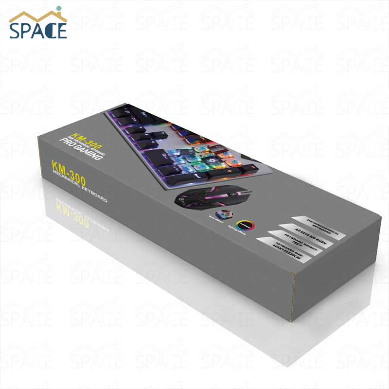 M-SPACE Keyboard and Mouse Set Gaming keyboard Wired Mechanical ...