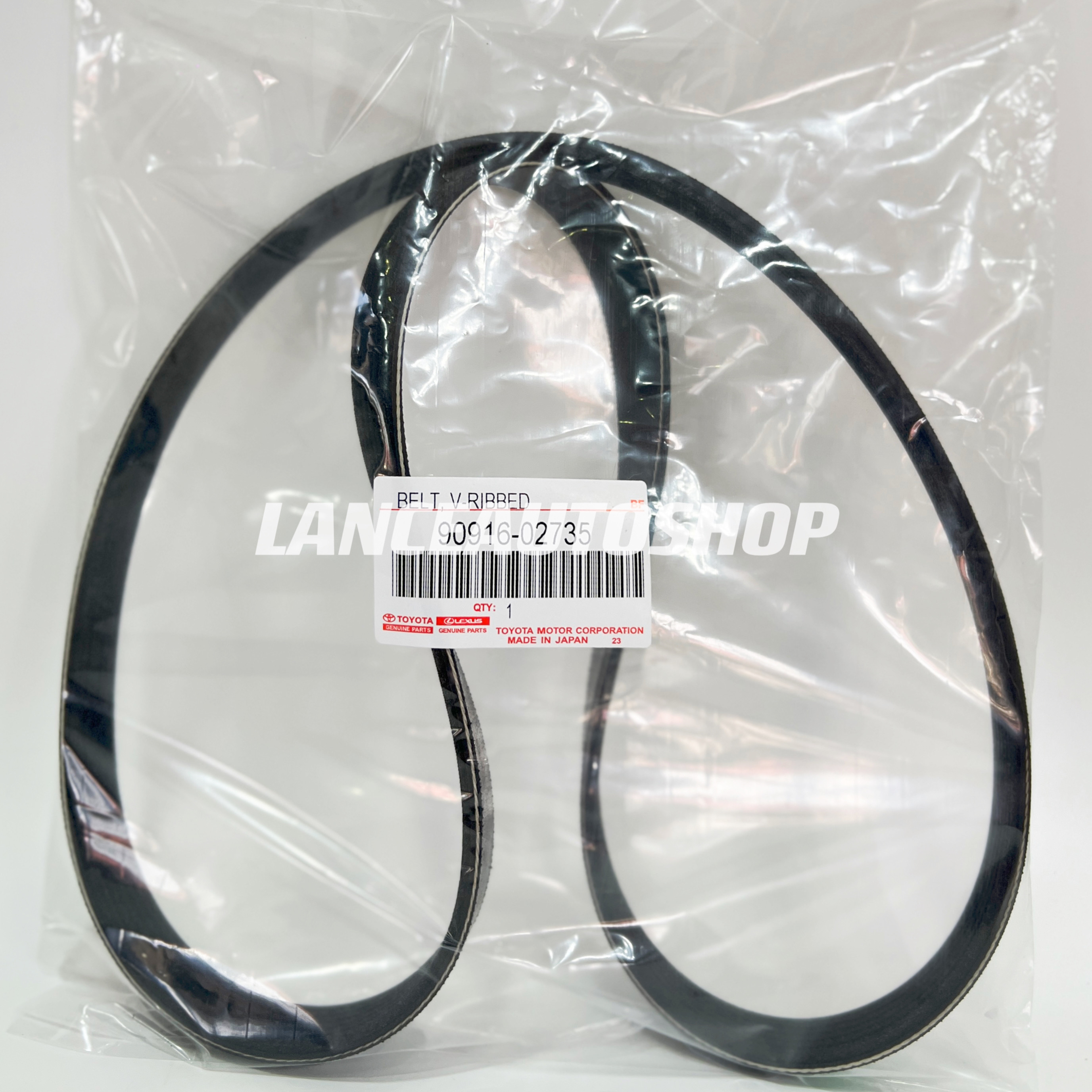 Toyota Vios Drivebelt 1.3L [2016-2022] 1NR-FE 6PK1150/ 90916-02735 ...