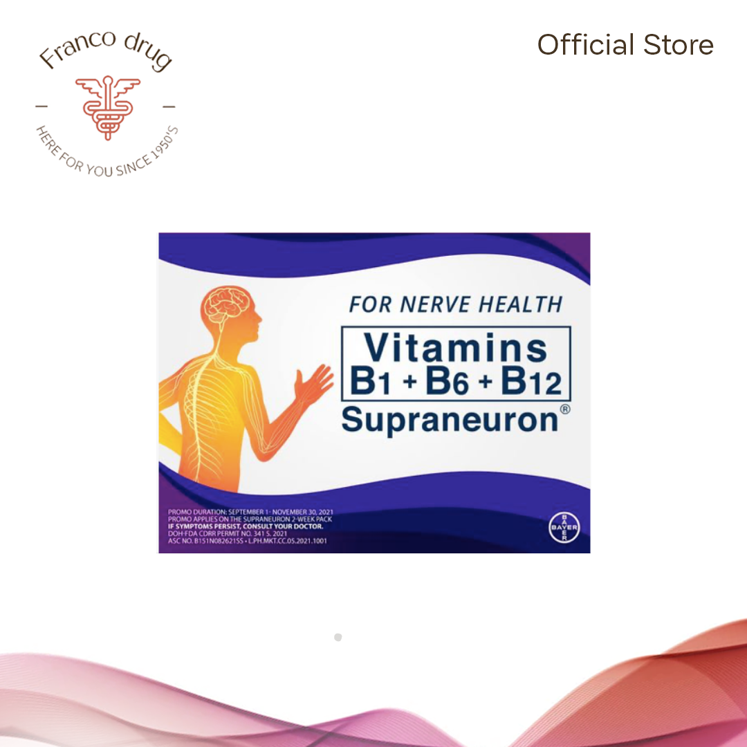 Supraneuron Tablet - 10's - Expiry Date: January 2024 | Lazada PH