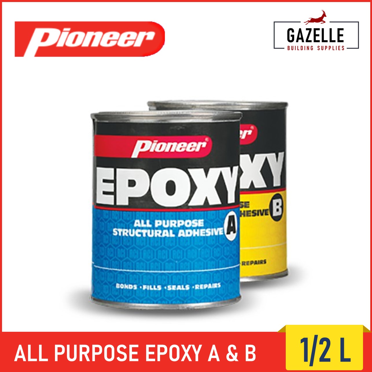 Pioneer All Purpose Epoxy Set - 1/2L | Lazada PH