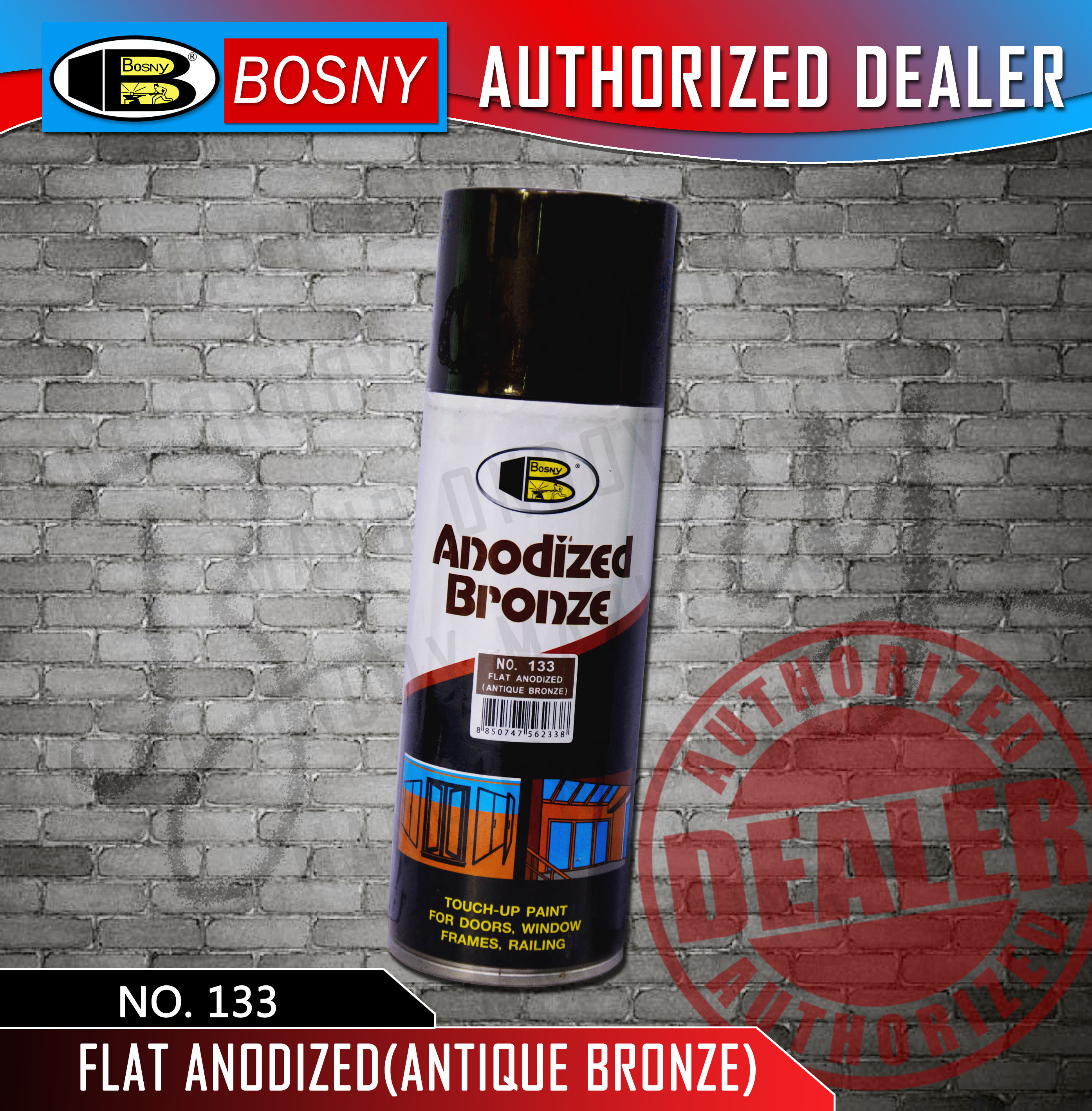 Bosny Spray Paint No. 133 Flat Anodized | Lazada PH
