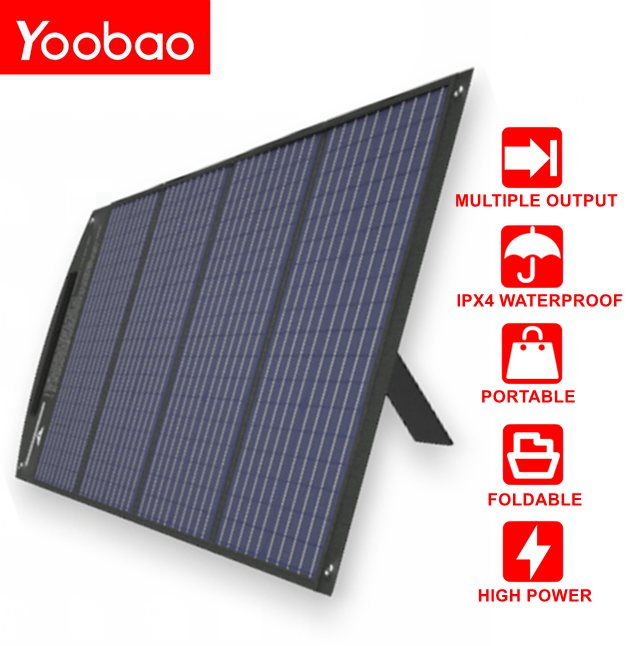 Yoobao 100W 18V IPX4 Water Proof Foldable Bag Design Solar Panel with ...