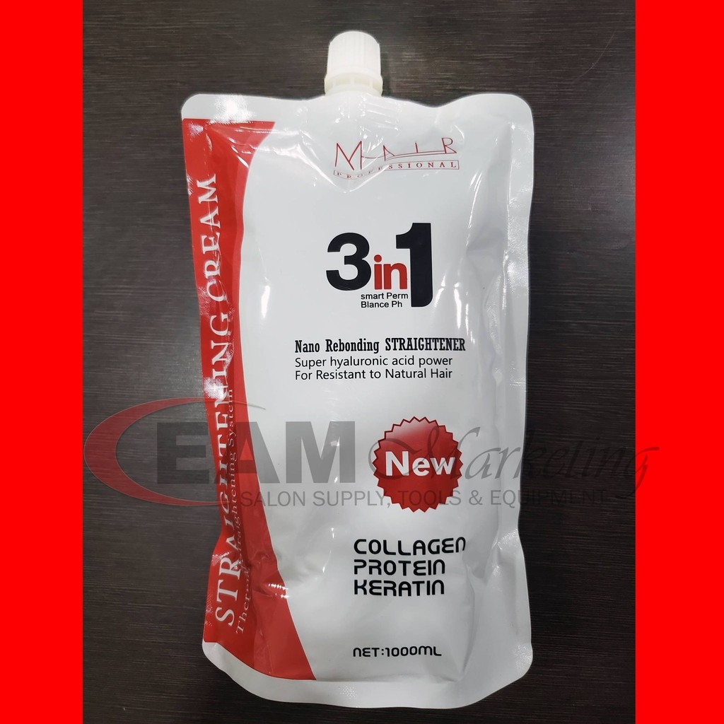 One-Step Rebonding Cream: 3-in-1 Straightener 1000mL | Lazada PH