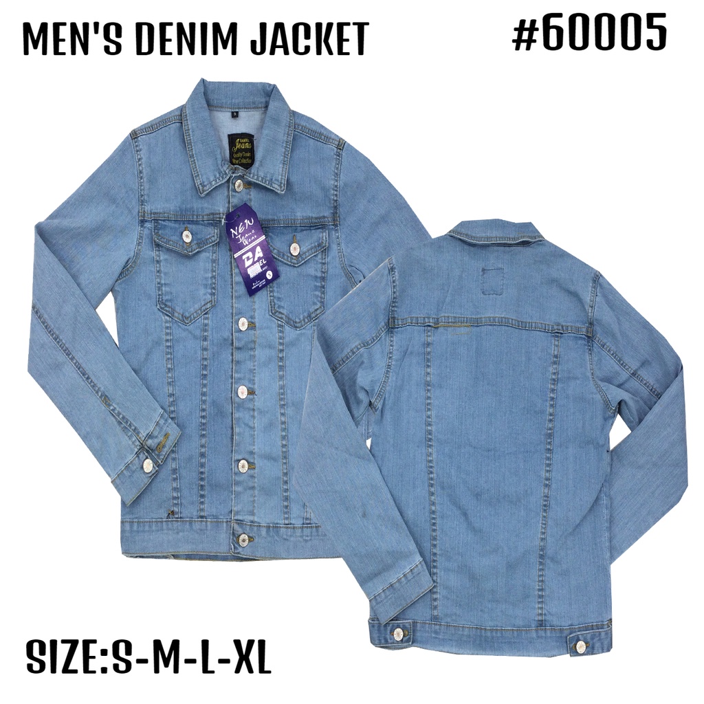 Mens Denim Jacket #maong jacket | Lazada PH