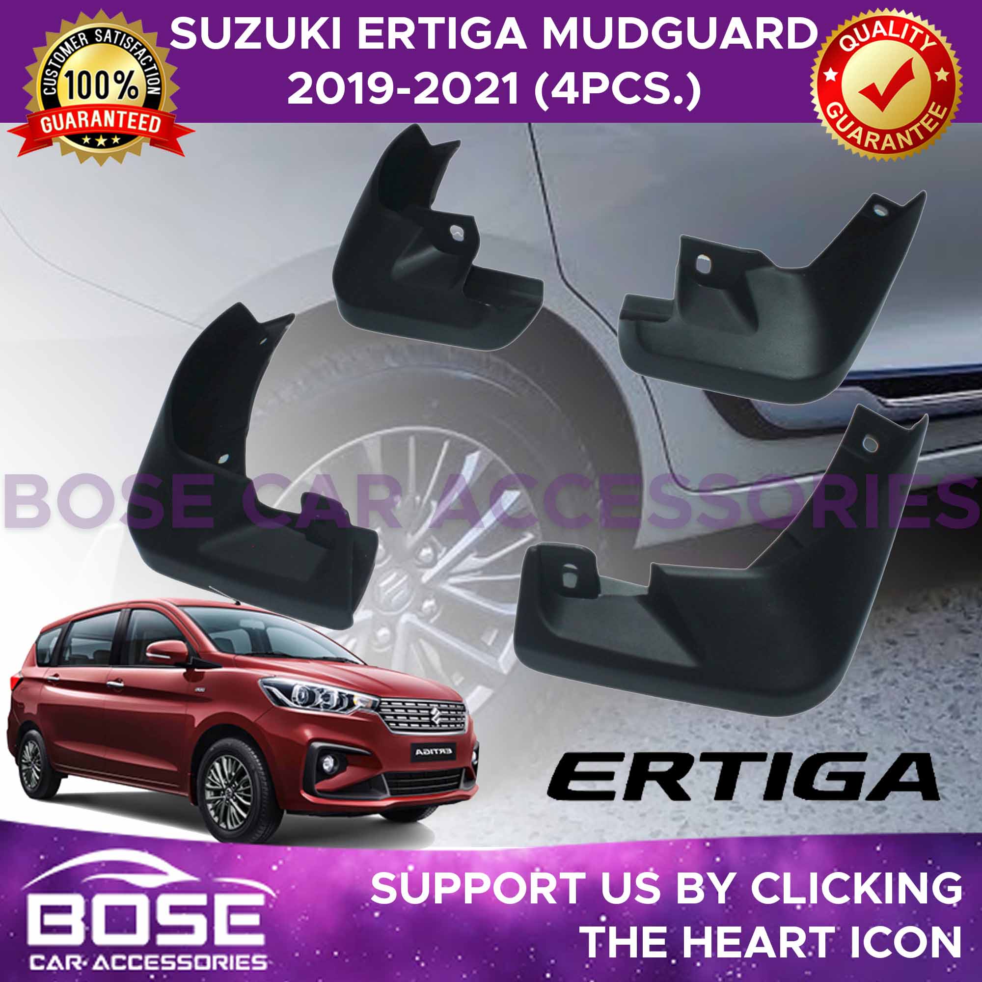 Mudguard for Suzuki Ertiga 2014 2015 2016 2017 2018 / 2019 2020 2021 ...