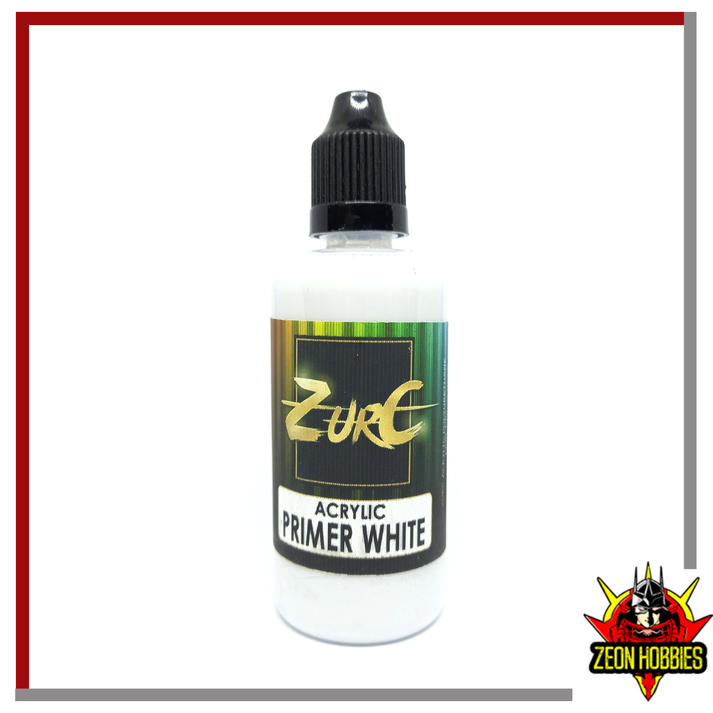 Zurc - [Acrylic Hobby Grade Paint] - 2K Surfacer Primer White 65ml ...