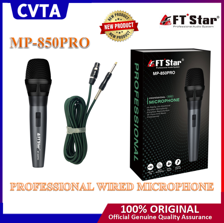 FT STAR PROFESSIONAL AUDIO SYSTEM MP-850 PRO wired microphone | Lazada PH