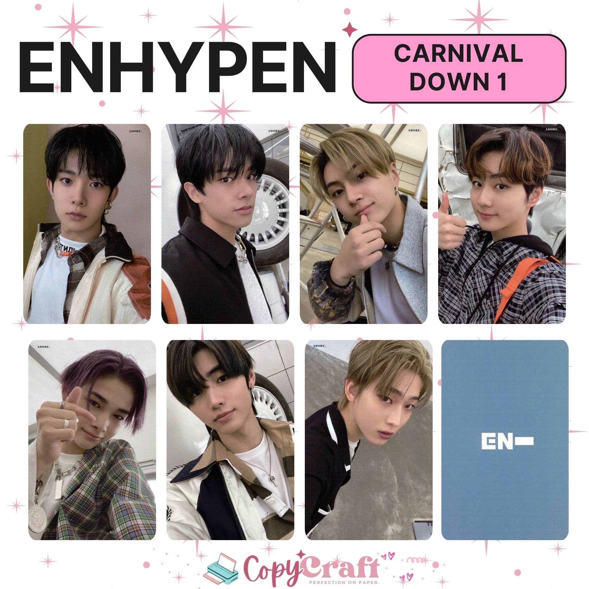 ENHYPEN - Carnival Album Photocards (Unofficial & Replica) | Lazada PH