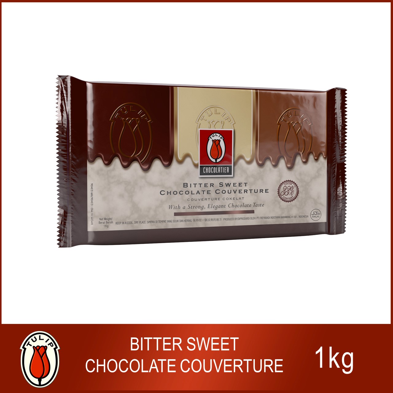Tulip Chocolatier Bittersweet Chocolate Couverture 1kg | Lazada PH