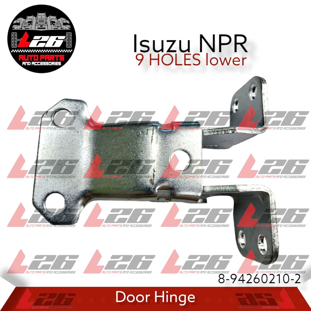 Isuzu NPR DOOR HINGE Lower 8-94260210-2 9Holes DH-003 | Lazada PH