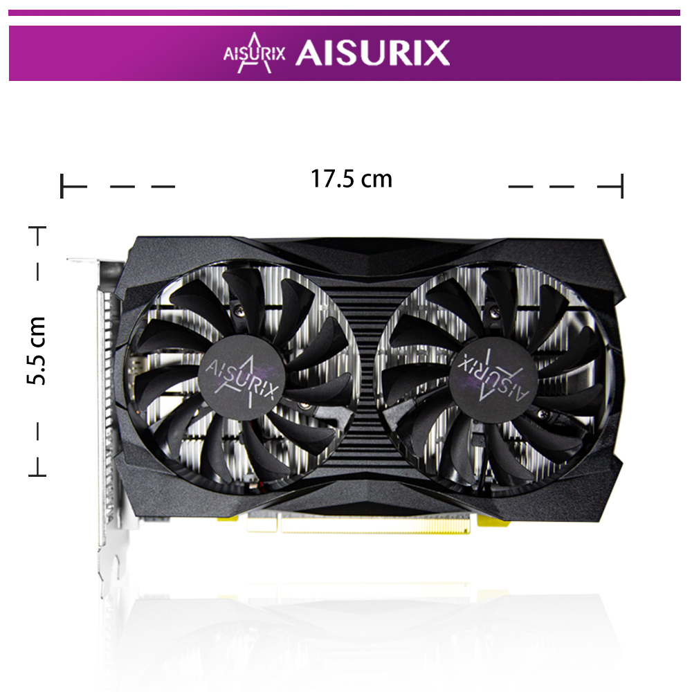 AISURIX GTX 1050Ti Graphics Card GTX 1050 4GB VGA Video Card For Gaming ...