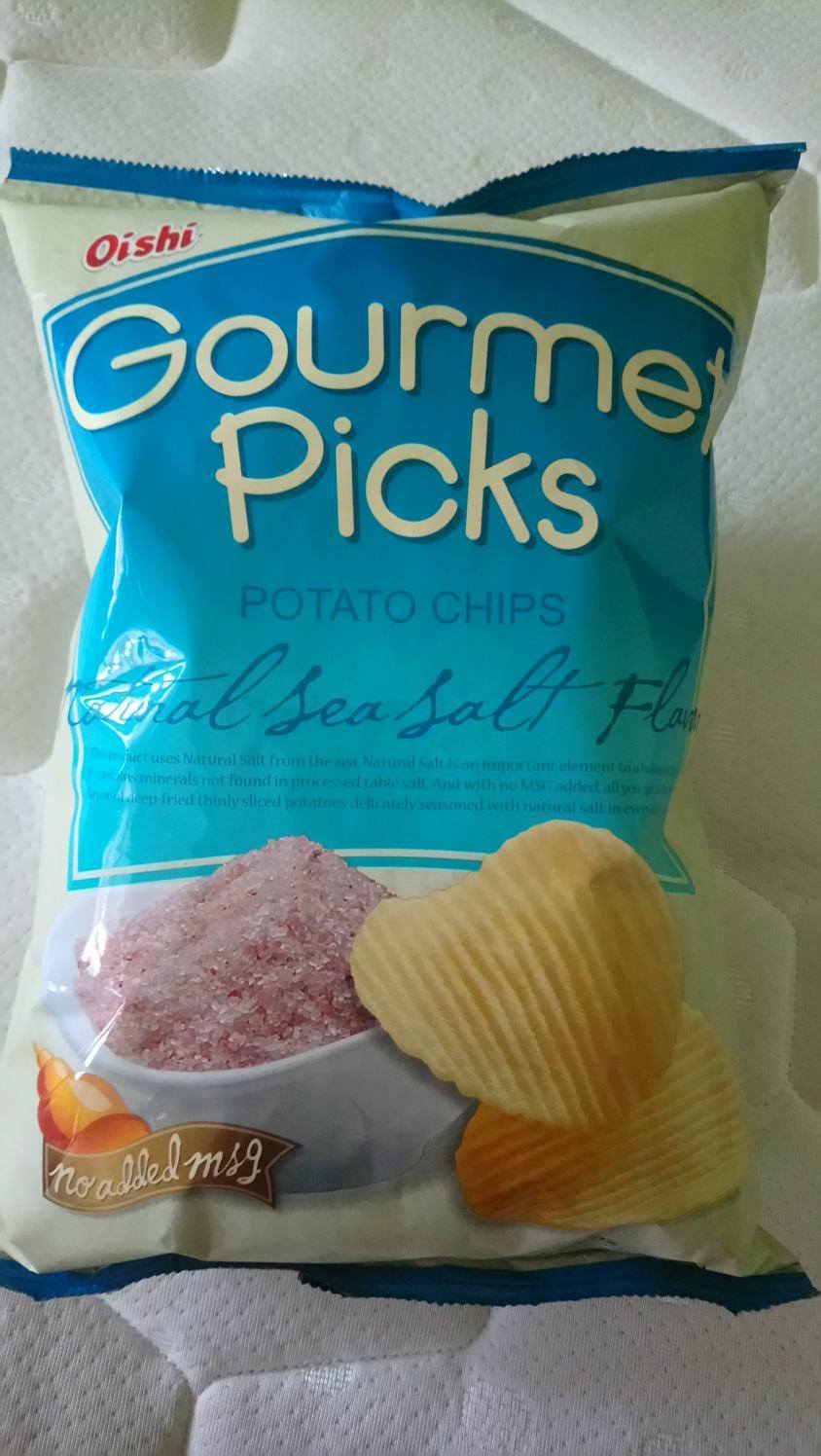 (ILINE)Oishi Gourmet Picks Potato Chips Natural Sea Salt Flavor | Lazada PH
