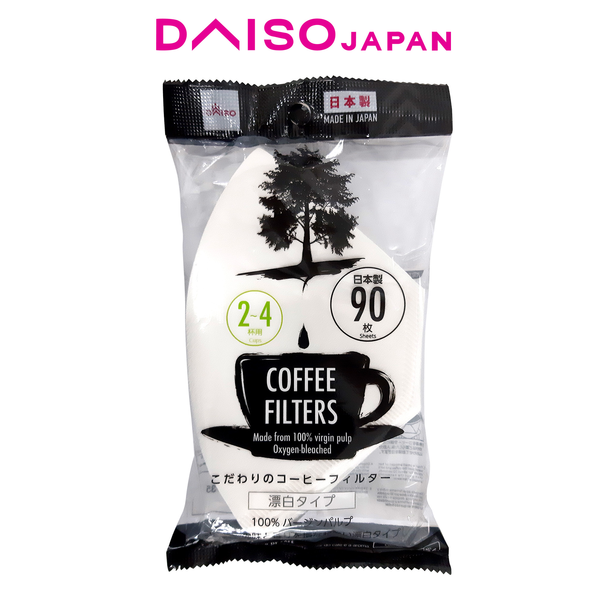 Daiso Bleached Coffee Filters (2-4 cups) | Lazada PH