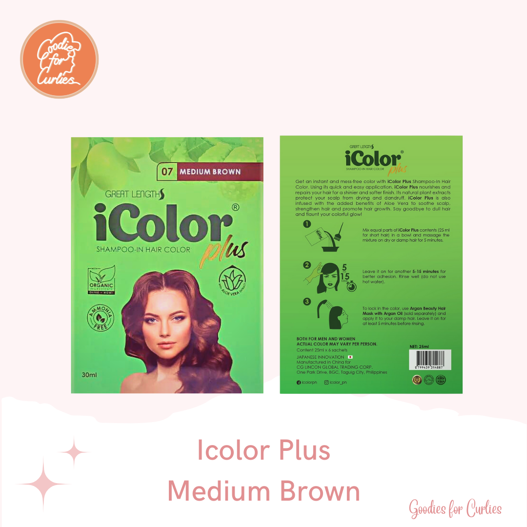 Icolor Hair Dye Medium Brown 30mL | Lazada PH