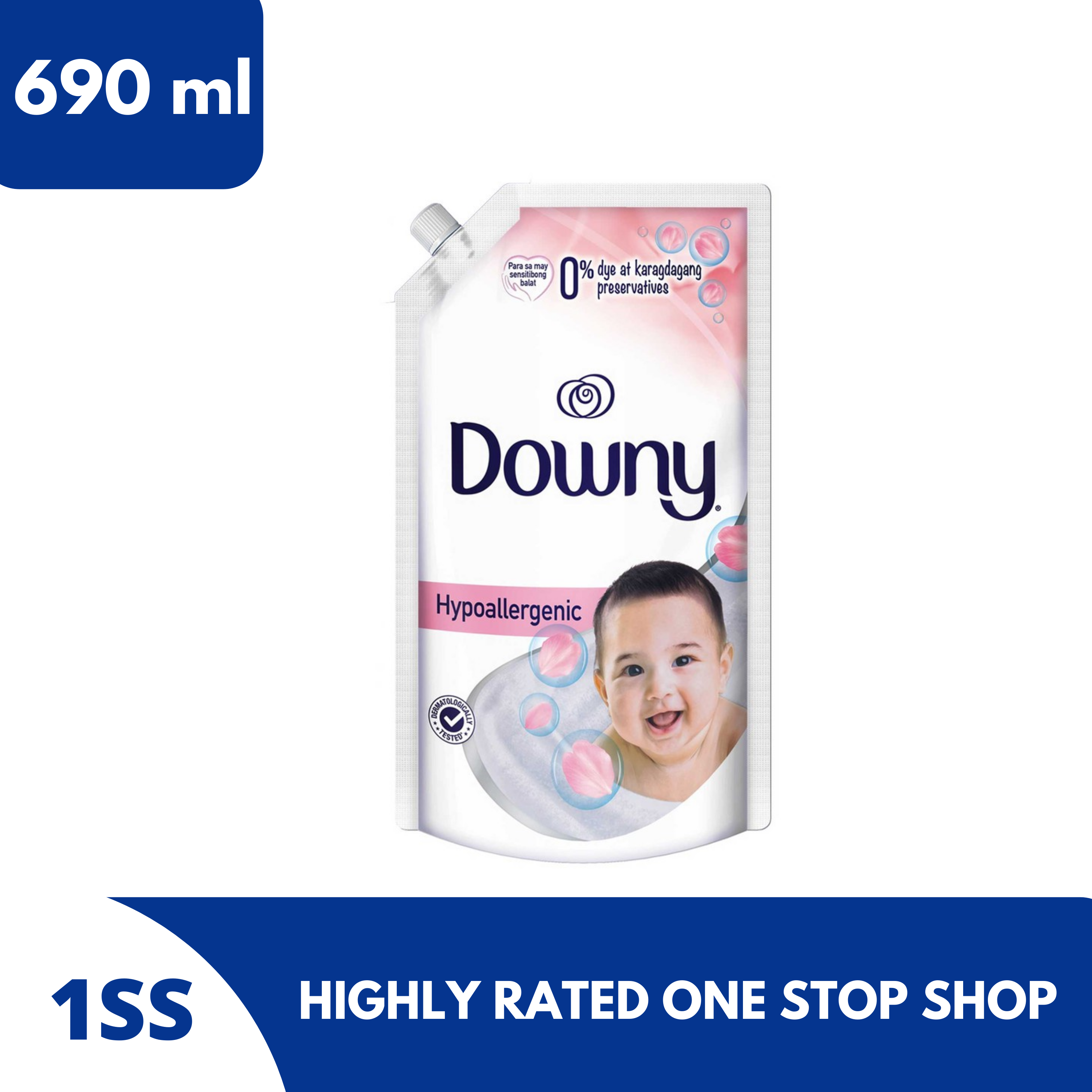 Downy Fabric Conditioner Hypoallergenic Refill Pack, 690ml | Lazada PH