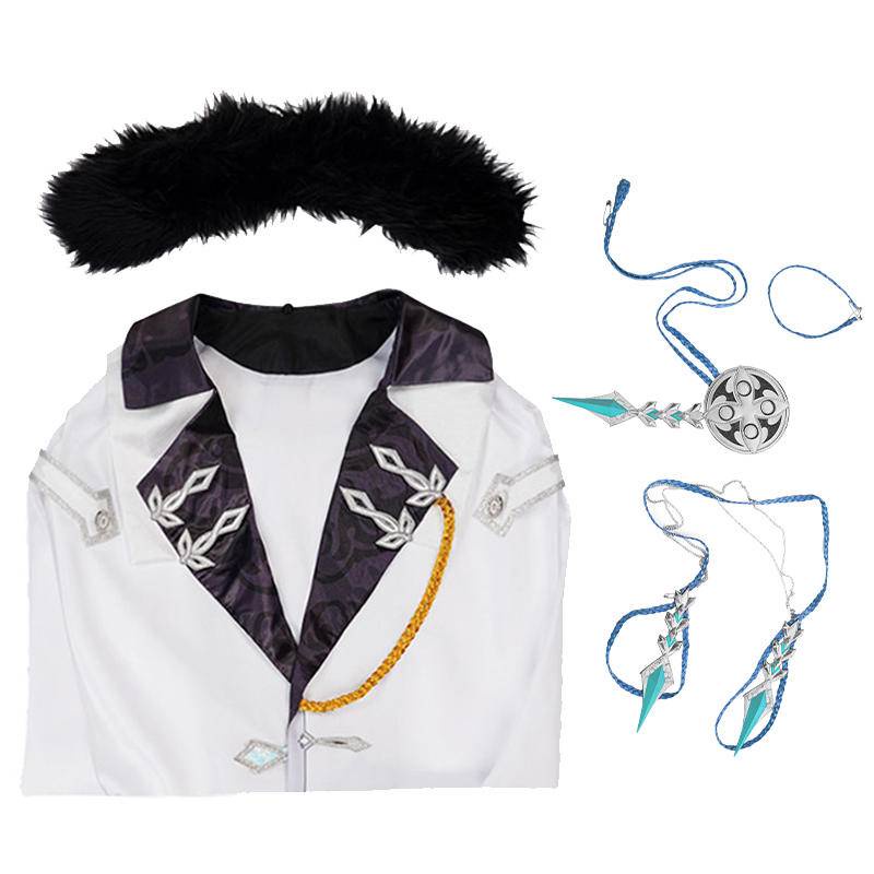 HOT★Genshin Impact Fatui Harbinger Cosplay Columbia child cos Clothing ...