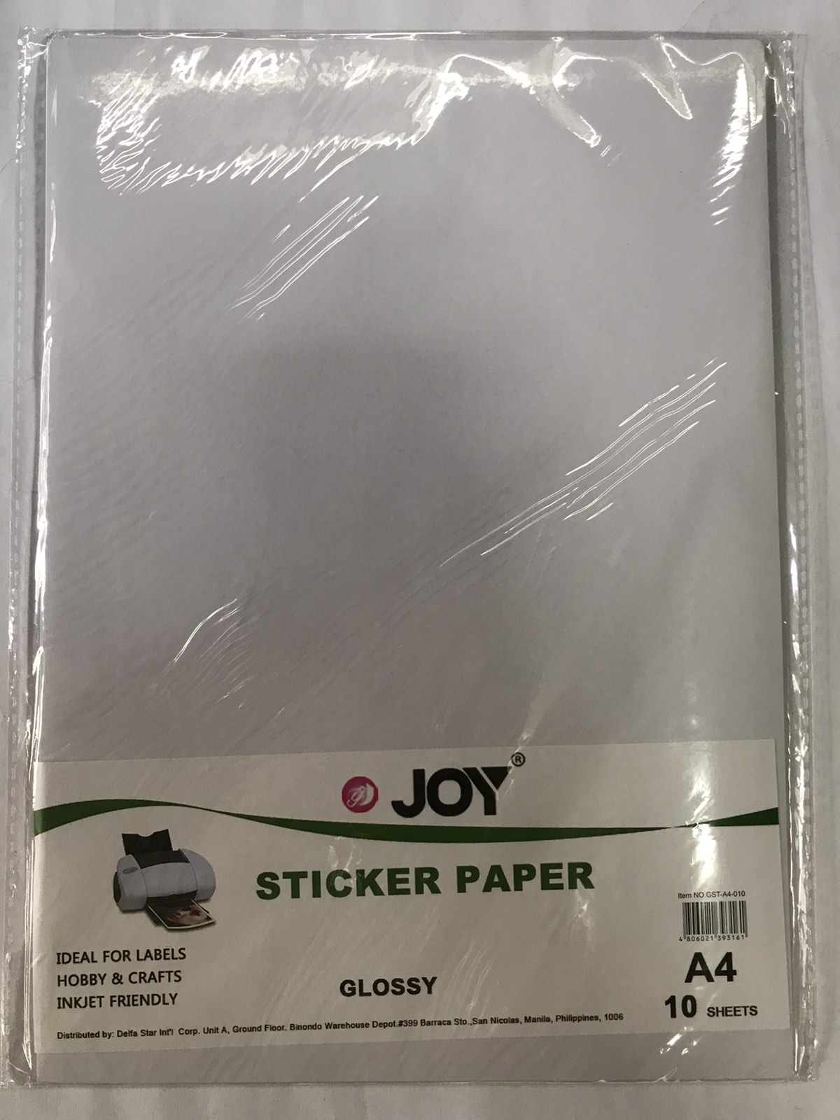 Joy Sticker Paper A4 White (Matte/Glossy) | Lazada PH