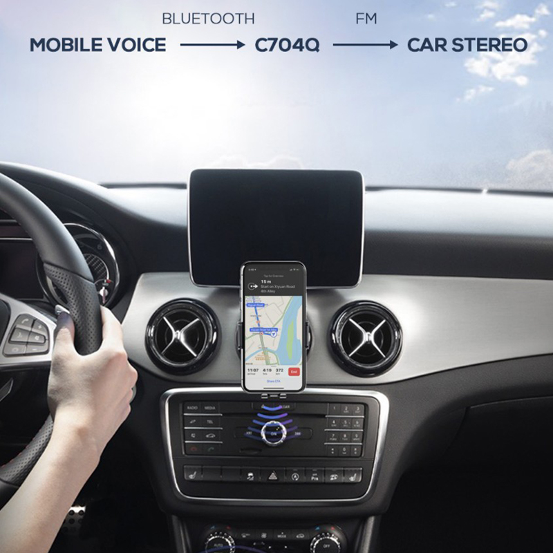 LDNIO C704Q 36W USB Car Type-C Mp3 Player Bluetooth Fast Charger ...