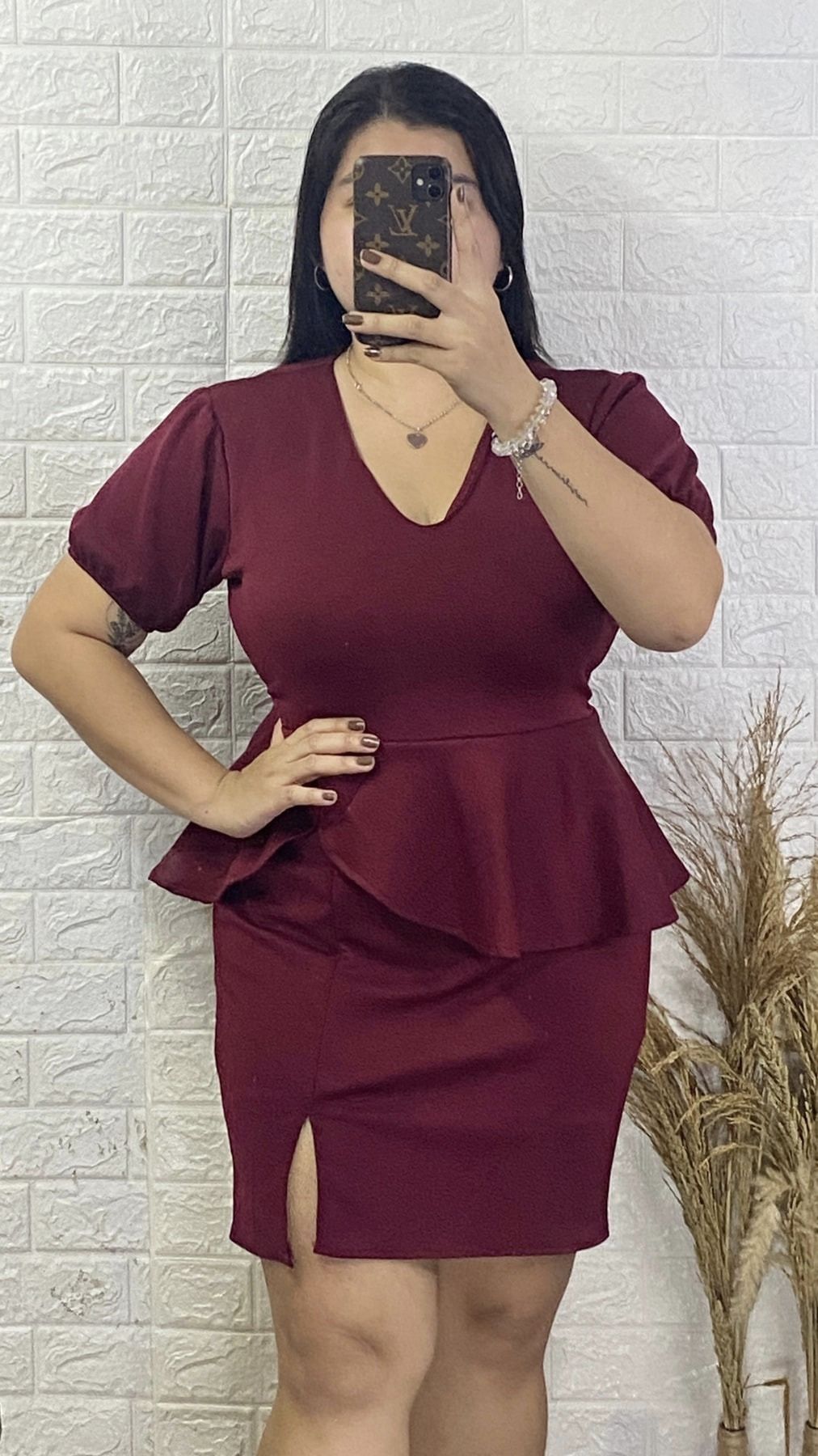 RIVA DRESS PLUS SIZE PANG GRADUATION/SEMI/FORMAL ATTIRE NEOPRENE FABRIC ...