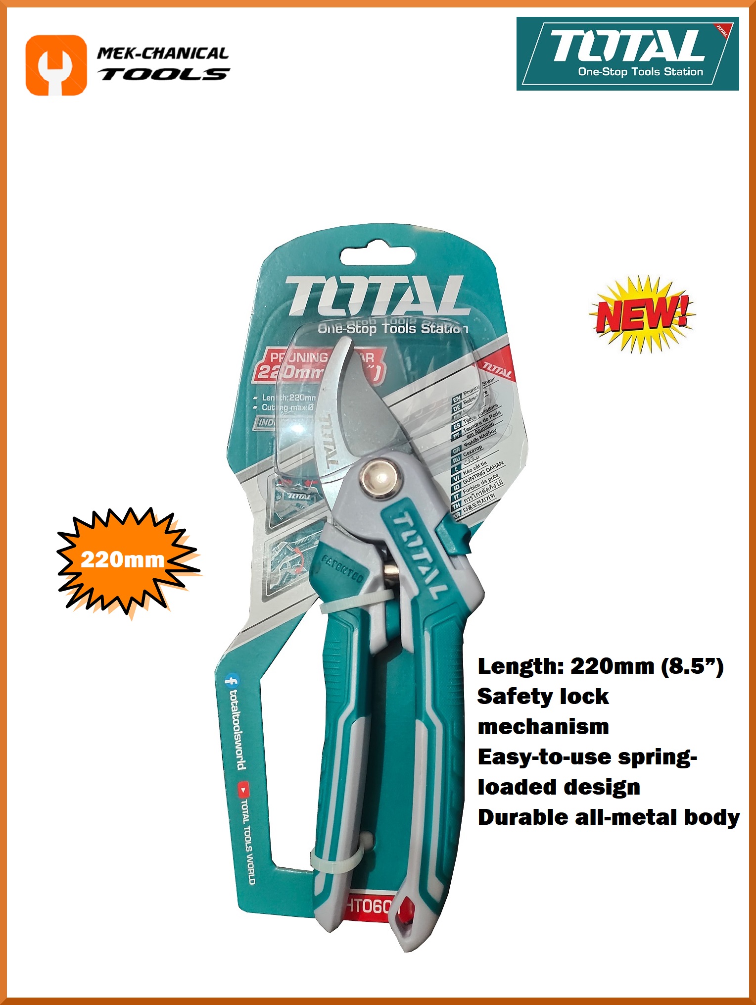 Total Pruning Shear 220mm | Lazada PH