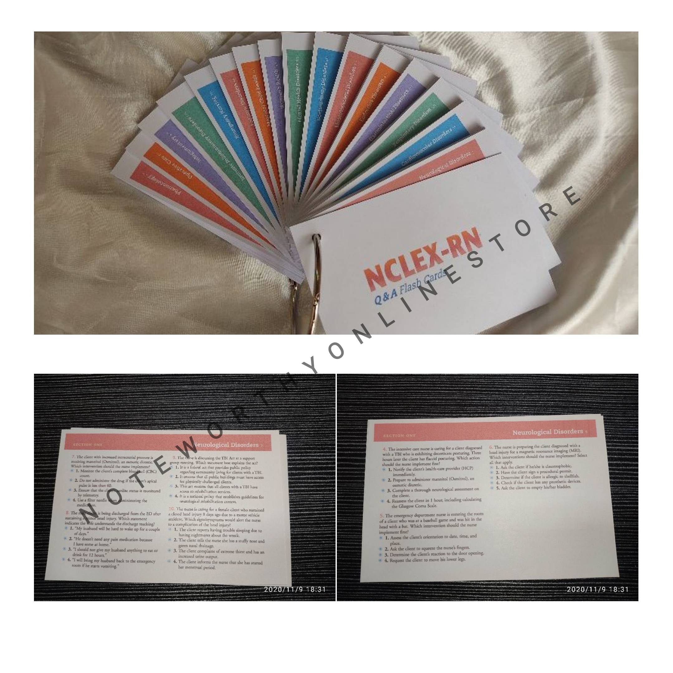 Nursing Licensure Exam NCLEX RN Flashcards Review PLE Medicine Students ...