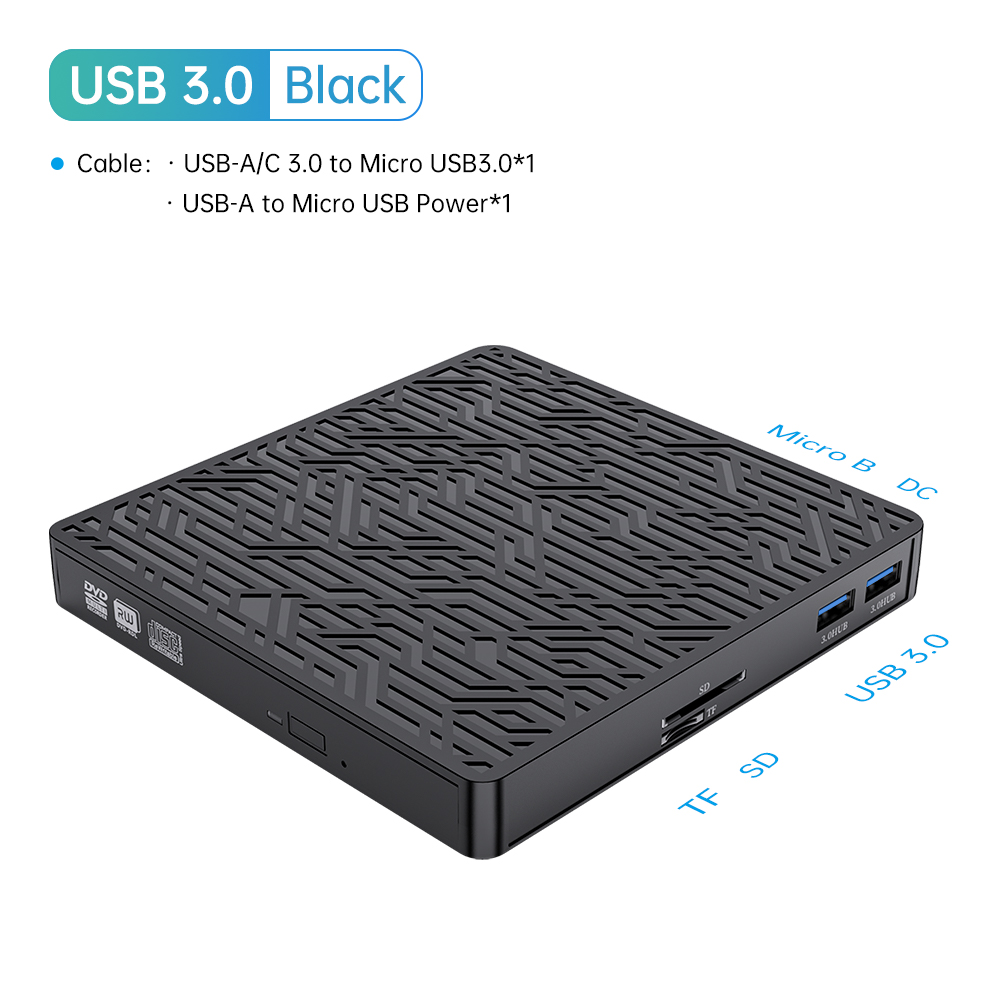 ORICO 100GB Blu-ray Portable BD CD Player CD-ROM Player CD Burner ...