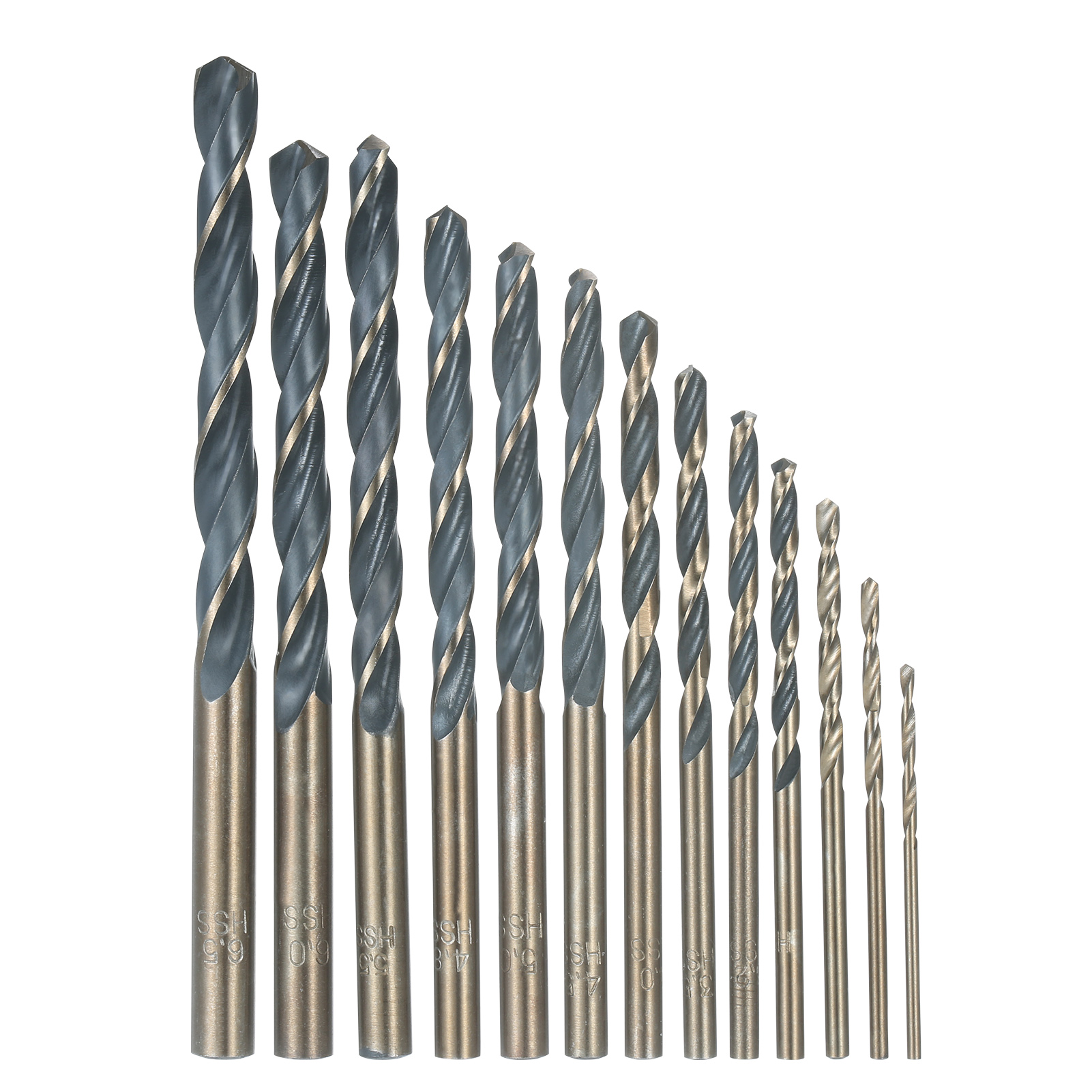 25Pcs High-Speed Steel Drill Bit Hard Metal HSS Twist Bit Stainless ...