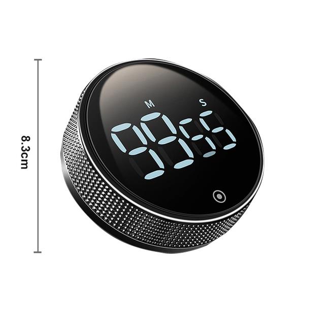 Magnetic Kitchen Timer LED Digital Timer Manual Countdown Alarm Clock ...