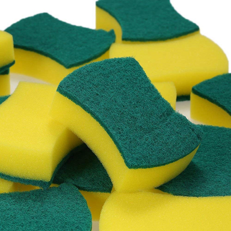 30pcs Multi-purpose Double-faced Sponge Scouring Pads Dish Washing ...