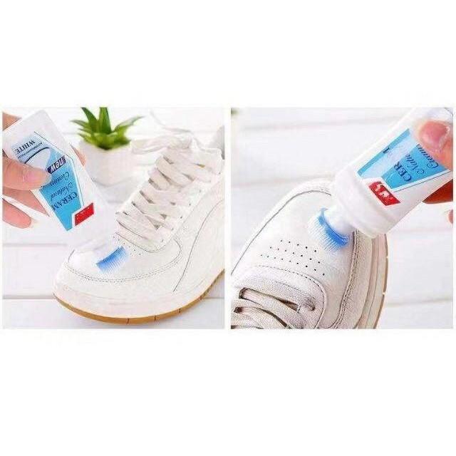 SHOE.W Shoe Cleaner Plac Cream Natural Stain Remover and Dirt. | Lazada PH