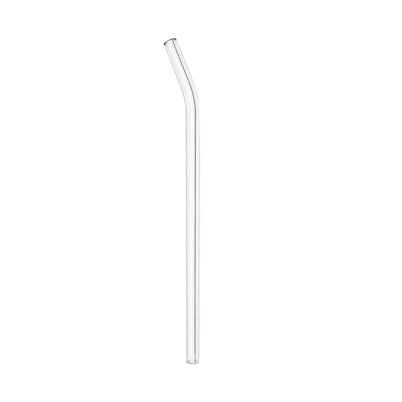Reusable Glass Straw Straight/Elbow Transparent Straw High Temperature ...