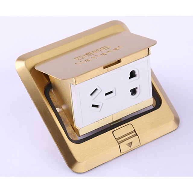 Universal 250V 5/6 Sockets Prong Receptacle Floor Wall Plate Ground ...