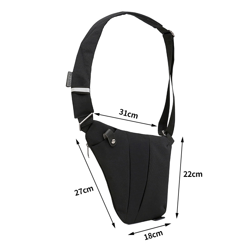 Anti-Theft Slim Sling Bag, Multi-Purpose Cross Body Bag Shoulder Pack ...