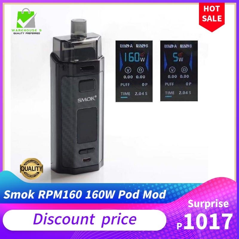 VAPER Smok RPM160 160W Pod Mod Equipment Kit Vape pod RPM OCC (Optional ...