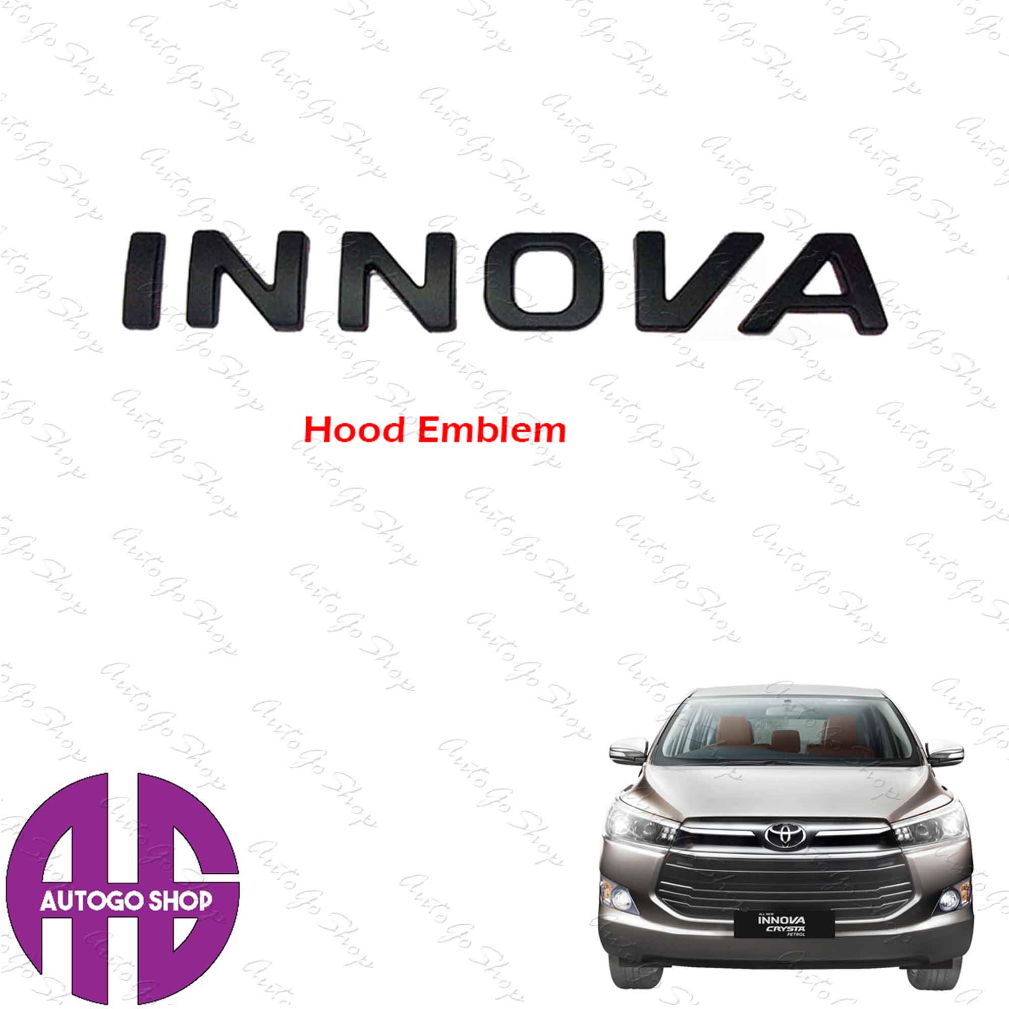 Toyota Innova Hood Emblem (Black) | Lazada PH