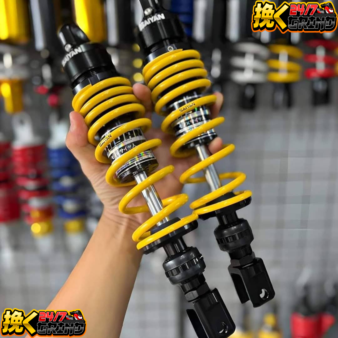 SAIYAN Premuim Fully Adjustable SHOCK 305MM 335MM FOR NMAX v1 v2 ...