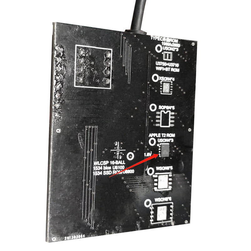 T2 Chip Read and Write Bios Socket for Macbook Air T2 Ssd Rom Typec Rom ...