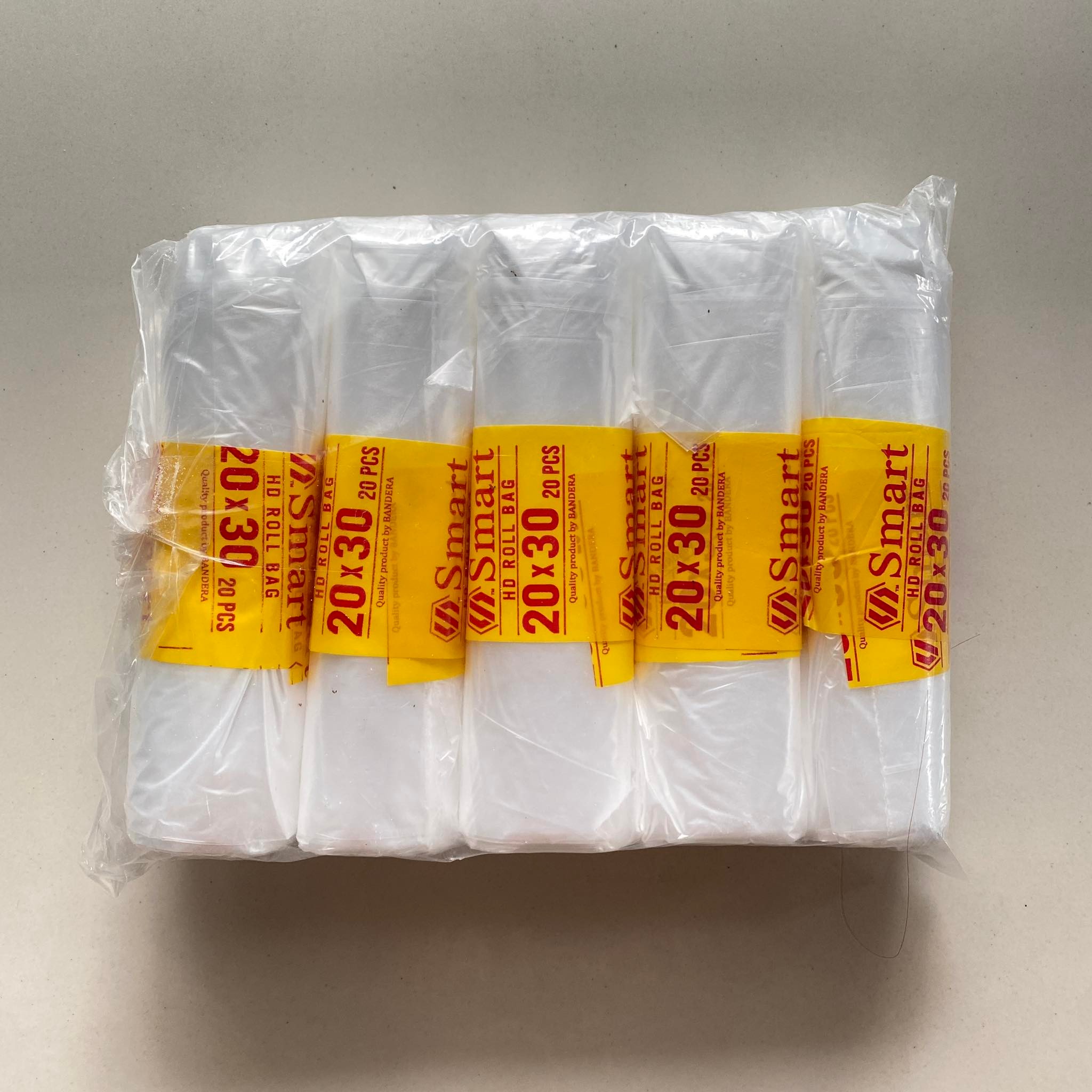 Plastic HD Roll Bag (20x30 inches) Clear Plastic Bag - Multi-Purpose ...