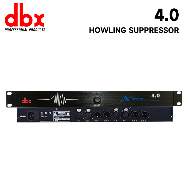DBX FBX 2.0 FBX 4.0 FBX 6.0 audio system processor, feedback eliminator ...