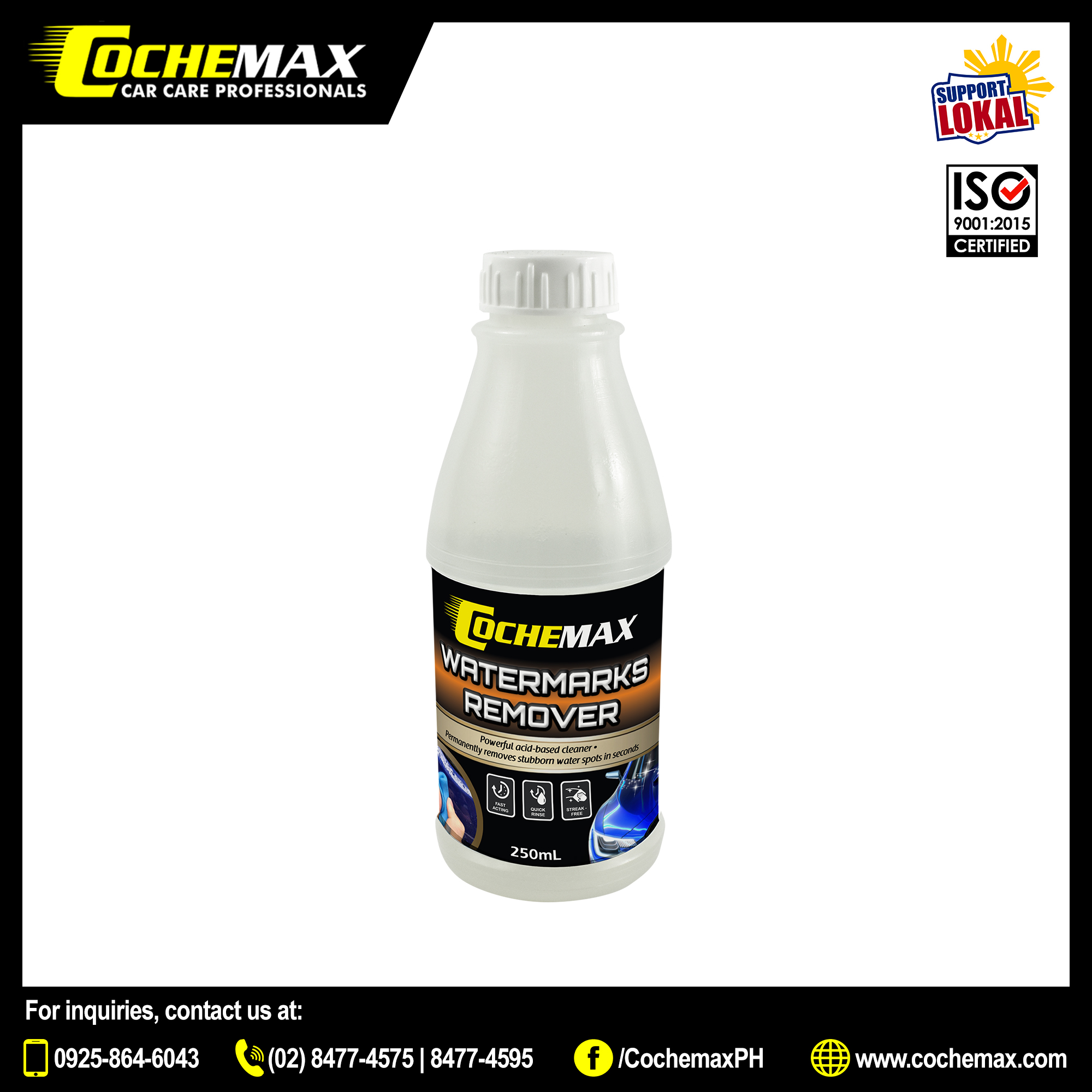 Cochemax Watermarks Remover 250mL | Lazada PH