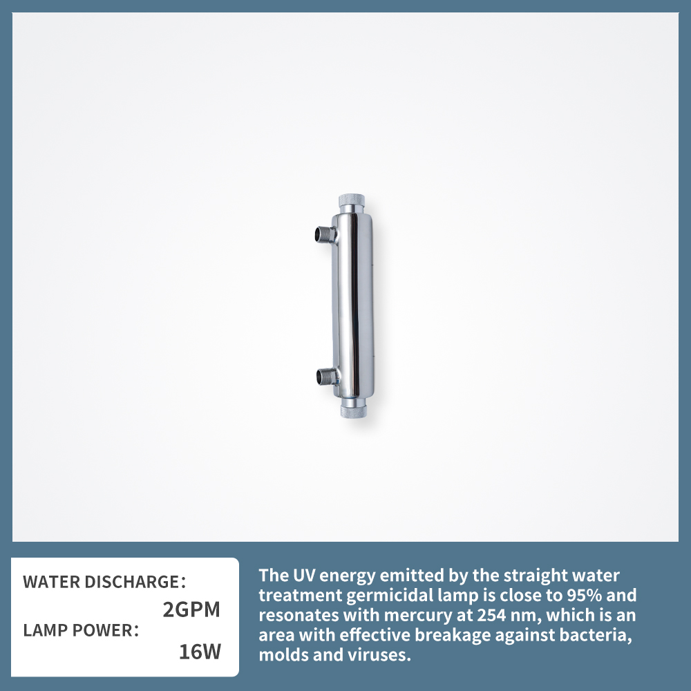 Hydropure Stainless UV Disinfection Water Sterilizer UV System - 2GPM ...